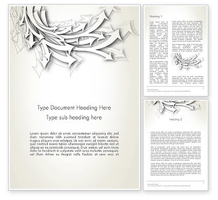 Paper Word Templates Design, Download now | PoweredTemplate.com
