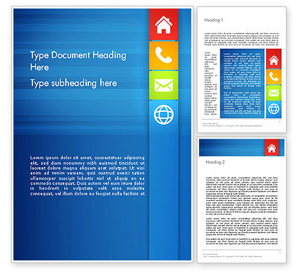 Presentation Word Templates Design, Download now | PoweredTemplate.com