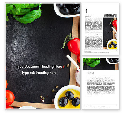 Ingredients Word Templates Design, Download now | PoweredTemplate.com