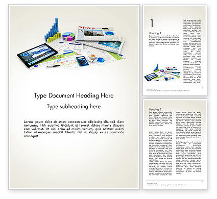 Business Management Concept Word Template 13548 | PoweredTemplate.com