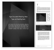 Black Abstract PowerPoint Template, Backgrounds | 13818 ...