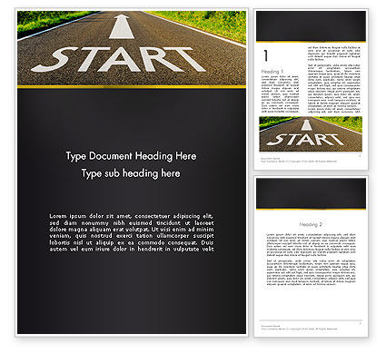Success Story Word Templates Design, Download now | PoweredTemplate.com