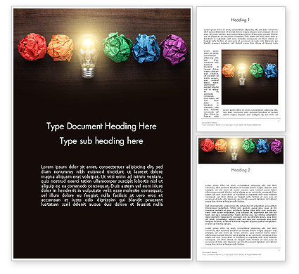 Creative Word Templates Design, Download now | PoweredTemplate.com
