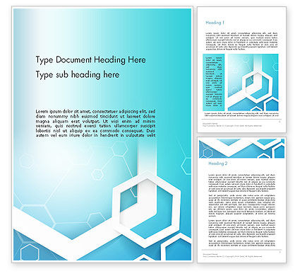 Abstract Word Templates Design, Download now | PoweredTemplate.com