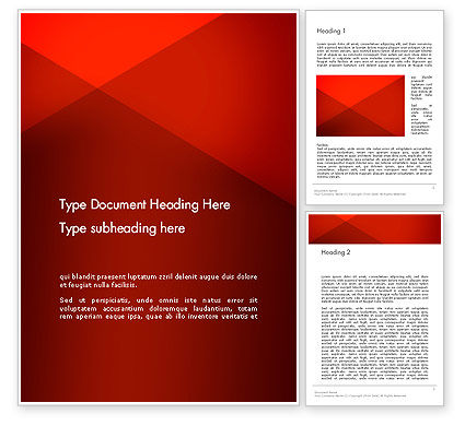 Abstract Word Templates Design, Download now | PoweredTemplate.com