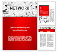 Network Communication Connection - Free Presentation Template for Google Slides and PowerPoint ...