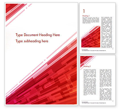 Abstract Background with Red Diagonal Stripes Word Template 14547 ...