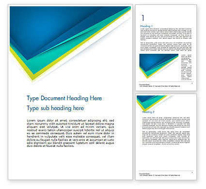 Layer Word Templates Design, Download now | PoweredTemplate.com