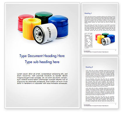 9 Free Oil Change Word Templates | PoweredTemplate.com