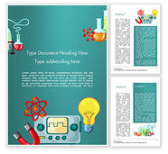 Science Education Word Template 14744 | PoweredTemplate.com