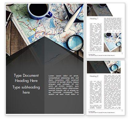 Travel Word Templates Design, Download now | PoweredTemplate.com