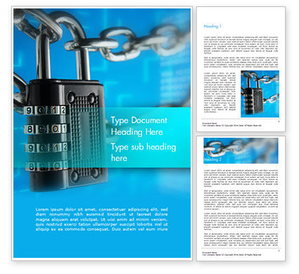 Blockchain Technology Word Template 15051 | PoweredTemplate.com