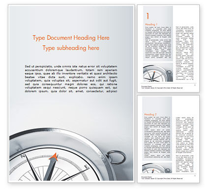 Guidance Word Templates Design, Download now | PoweredTemplate.com