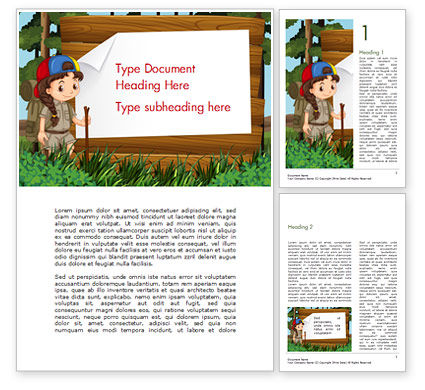Girl Scout - Free Presentation Template for Google Slides and ...