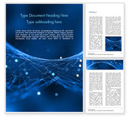 Abstract Blue Polygon Mesh PowerPoint Template, Backgrounds | 15334 ...