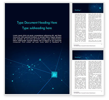 Technology, Science & Computers Word Templates Designs, Download now ...