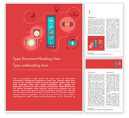 Fitness App PowerPoint Template, Backgrounds | 15478 | PoweredTemplate.com