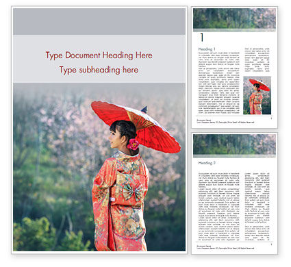 Japanese Word Templates Design, Download now | PoweredTemplate.com