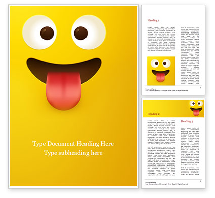 April Fool's Day Word Template 15518 | PoweredTemplate.com