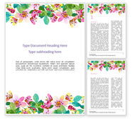 May Theme PowerPoint Template, Backgrounds | 15554 | PoweredTemplate.com