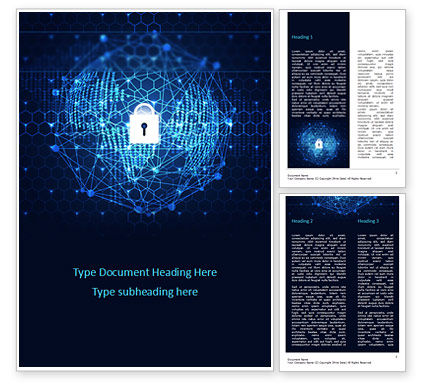 Global Information Security Concept Word Template 15589 ...
