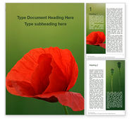 Amazing Red Poppy - Presentation Template for Google Slides and ...