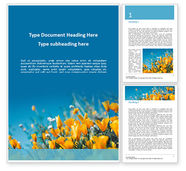 Yellow Petaled Flowers - Free Presentation Template for Google Slides ...