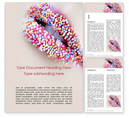 Beautiful Word Templates Design, Download now | PoweredTemplate.com