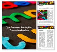 Assorted Color Alphabets - Free Presentation Template for Google Slides ...