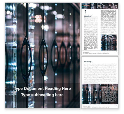 Refrigerator Word Templates Design, Download now | PoweredTemplate.com