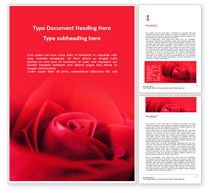 Beautiful Word Templates Design, Download now | PoweredTemplate.com