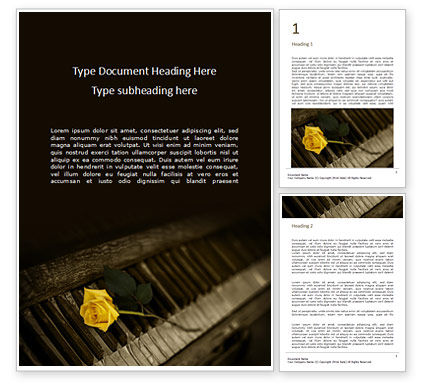 Aesthetic Word Templates Design, Download Now 