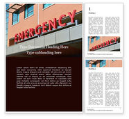 Hospital Emergency Room Sign - Free Presentation Template for Google ...