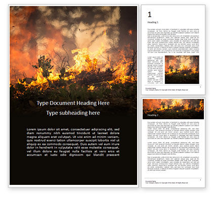 Bushfire Presentation | PoweredTemplate.com
