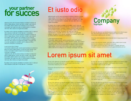 Modelo de Brochura - uva branca Design e Esquema, Transfira Agora ...