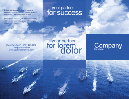 Navy Brochure Template Design and Layout, Download Now, 01614 ...