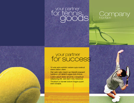 Tennis Brochure Template Design and Layout, Download Now, 01697 ...
