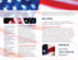 Flag of the United States of America Brochure Template Design and ...