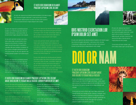 Brazilian Flag Brochure Template Design and Layout, Download Now, 01915 ...