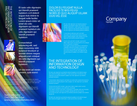 Optical Fiber Lines Brochure Template Design and Layout, Download Now ...