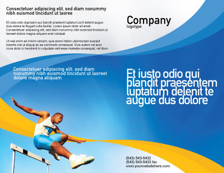 Obstacle Course Brochure Template Design and Layout, Download Now ...