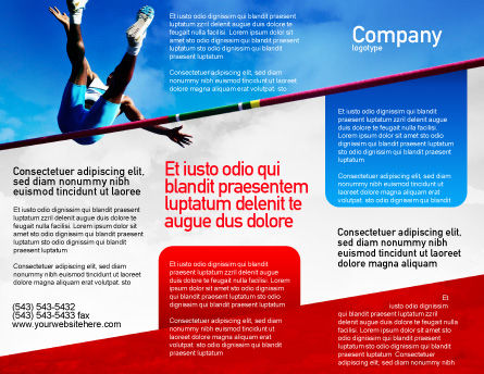 High Jump Brochure Template Design and Layout, Download Now, 02020 ...