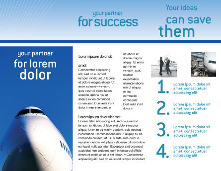 Aircraft Ready To Fly Brochure Template Design and Layout, Download Now ...