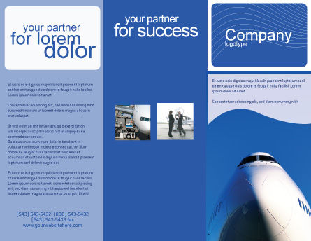 Aircraft Ready To Fly Brochure Template Design and Layout, Download Now ...