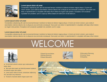 Airport Brochure Template Design and Layout, Download Now, 02212 ...