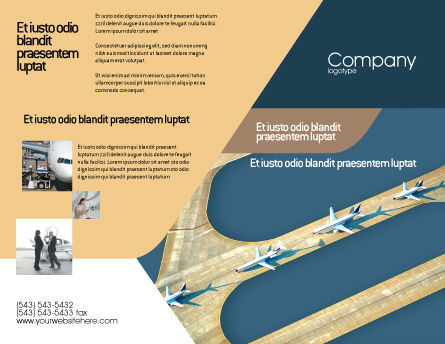 Airport Brochure Template Design and Layout, Download Now, 02212 ...
