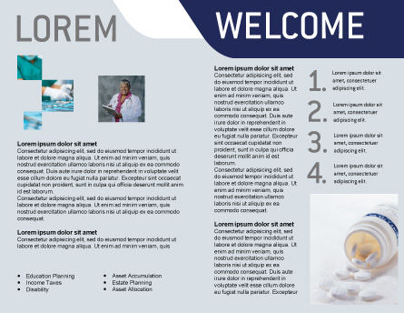 Bottle Of Tablets Brochure Template Design and Layout, Download Now ...