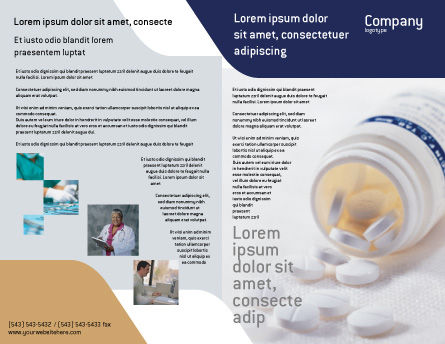 Bottle Of Tablets Brochure Template Design and Layout, Download Now ...