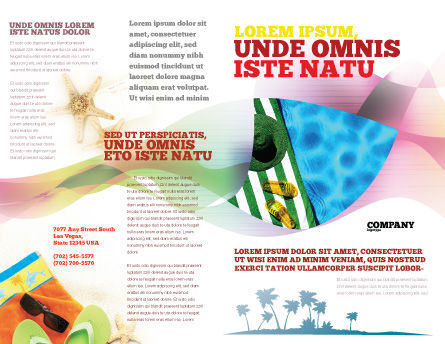 Beach Accessories Brochure Template Design and Layout, Download Now ...