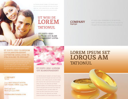 Wedding Rings Brochure Template Design and Layout, Download Now, 02309 ...